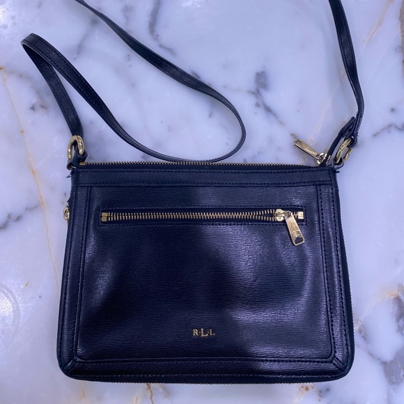 Ralph Lauren Double RL | Bags | Ralph Lauren Black Crossbody Bag | Poshmark